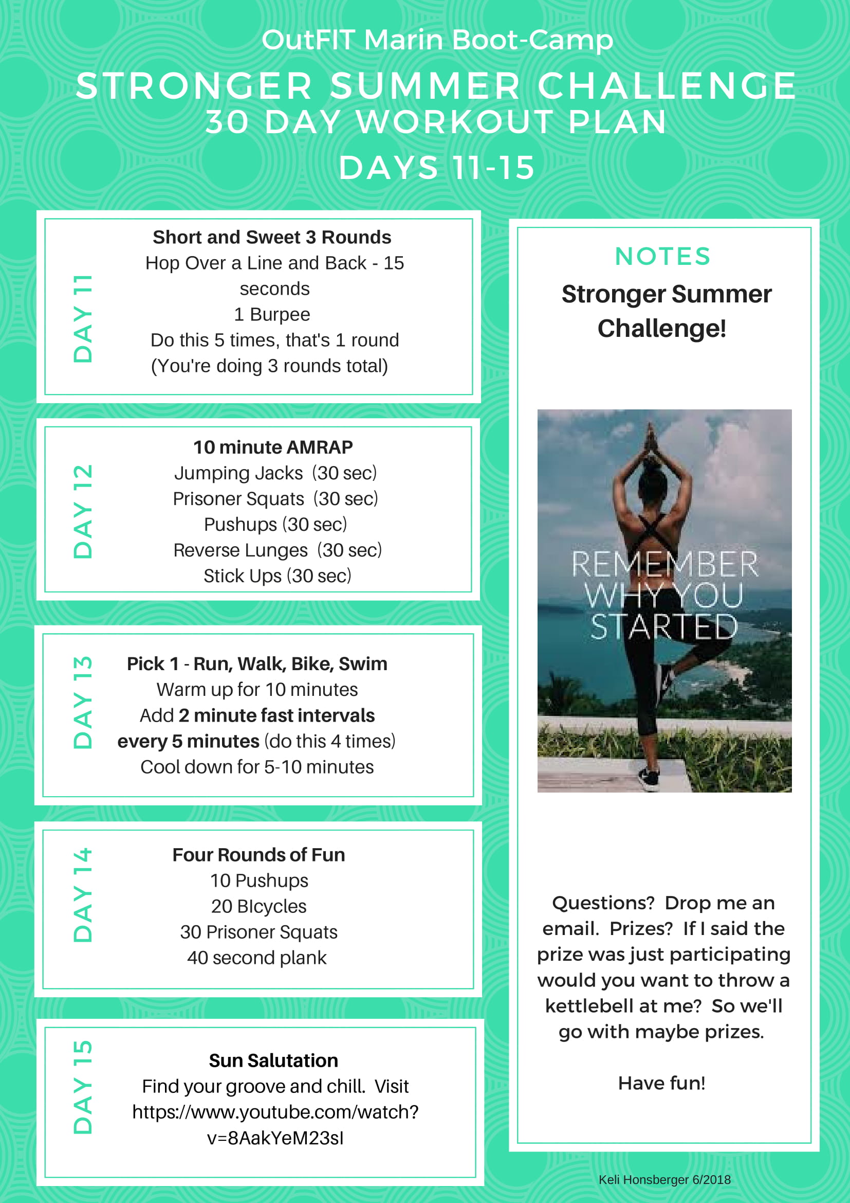 Stronger Summer Challenge – Marin BreakfastKlub Runners